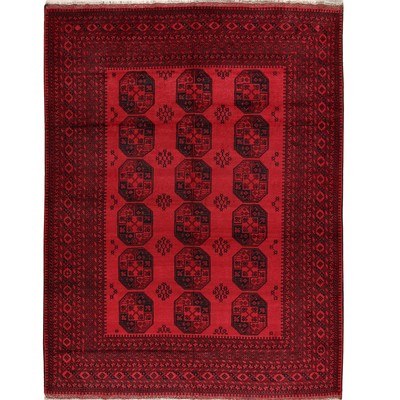 Handmade Afghan Qundusi Traditional Wool Large Red Carpet Rug 8'6 x 11 ...