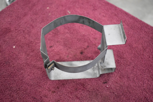 1955-59 Ford, Edsel Windshield Washer Bottle Under Hood Bracket NICE ...