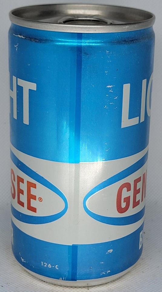 GENESEE LIGHT BEER ~ 12oz. Steel/Aluminum Beer Can Empty/Tab Pulled ...
