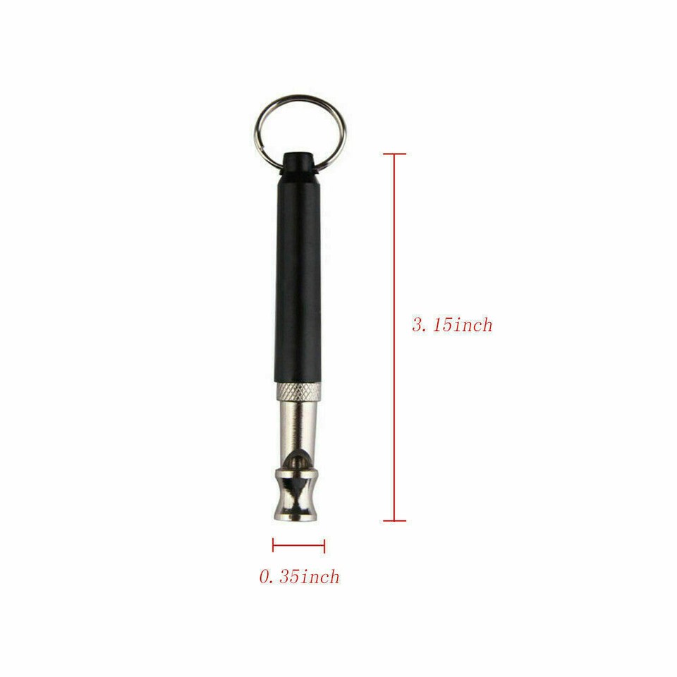 2Pcs Dog Training WHISTLE UltraSonic Obedience Stop Barking Pet Sound ...