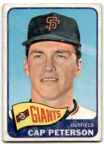 1965 Topps High Numbers Cap Peterson Baseball Cards #512 | eBay
