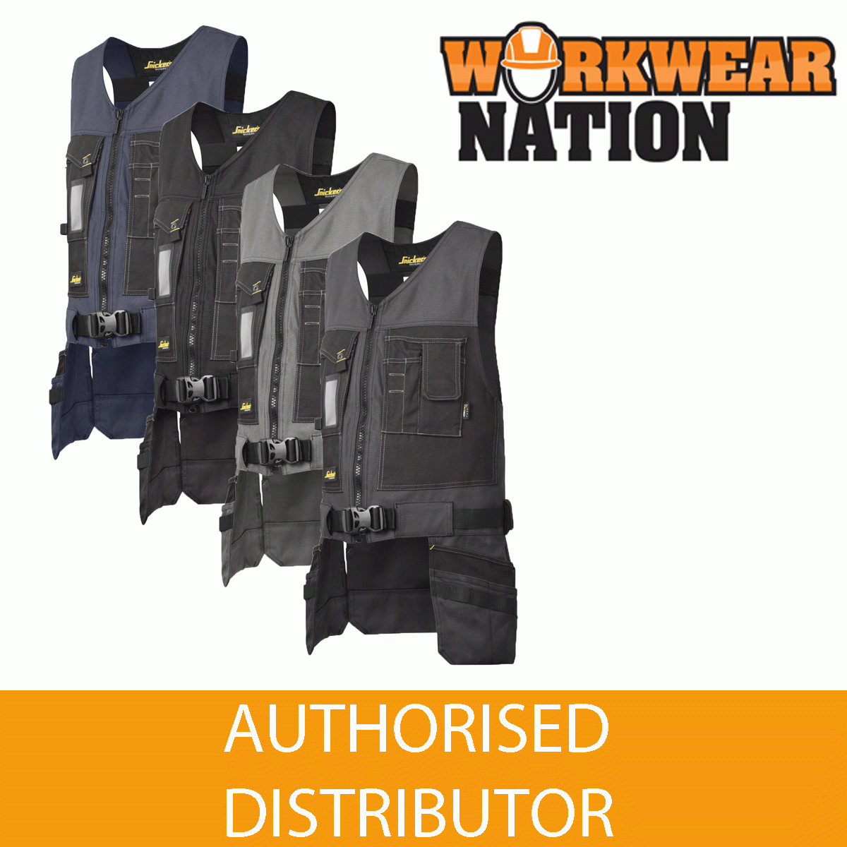 Snickers 4254 Utility Work Tool Vest Gilet, Canvas+ | eBay UK