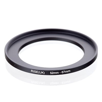 52mm to 67mm Step-Up Filter Ring Lens Adapter for Camera Lenses ...