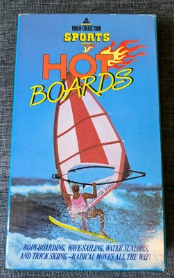 Hot Boards VHS 1986 Prism Sports Body Boarding Wave Sailing Surfing ...