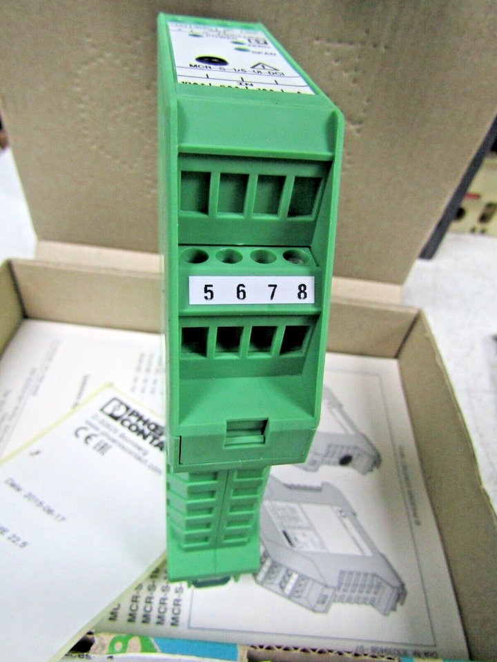 🔥 NEW PHOENIX CONTACT MCR-S-1/5-UI-DCI CURRENT TRANSMITTER 2814634 ...