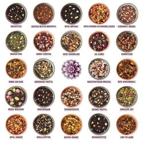 Corasol Tee & Escape Adventskalender mit 24 Premium Tees & Escape ...