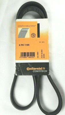 Continental CONTITECH 6PK1195 V-Belt Conti-V Multi Rib (6 PK 1195) | eBay