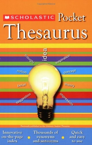 Scholastic Pocket Thesaurus (Scholastic Reference) by John Bollard ...
