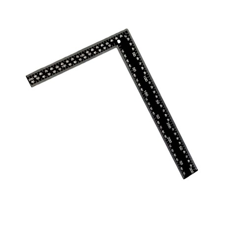 Carpenter Square L-square Black Steel Crooked Ruler Angle Stainless ...