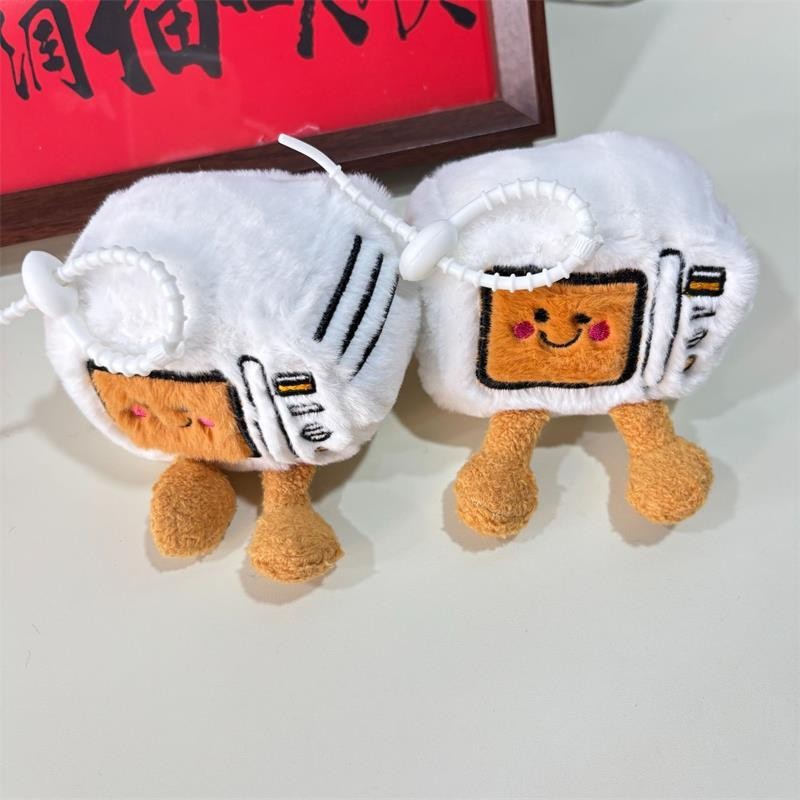 Cute Microwave Plush Doll Toy Keychain Pendant Bag Ornaments Funny ...