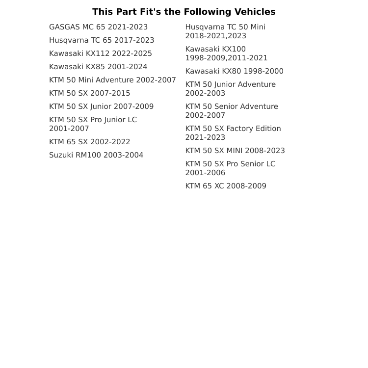 Tusk 2155860001 Exhaust O-ring & Spring Kit | eBay