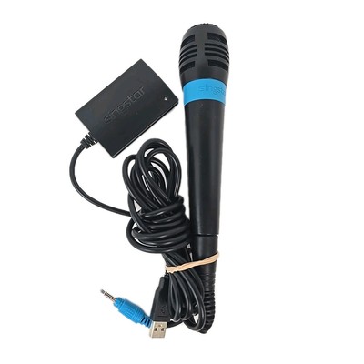 Singstar Sing It Microphone Mic Replacement+usb Blue Playstation PS2 ...