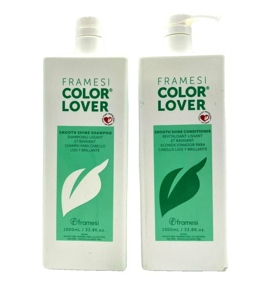 Framesi Color Lover™ Smooth Shine Vegan Shampoo & Conditioner 33.8 oz Duo / 2025 | eBay