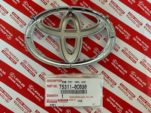 NEW GENUINE OEM TOYOTA Sequoia,Tacoma,Tundra FRONT GRILLE EMBLEM 75311 ...