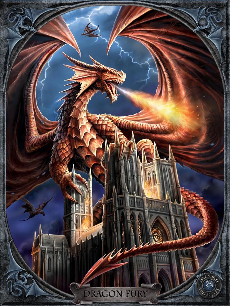 Gothic Dragons Hefaxi The Gothic Dragon Garden Statues, 13Inch Dragon