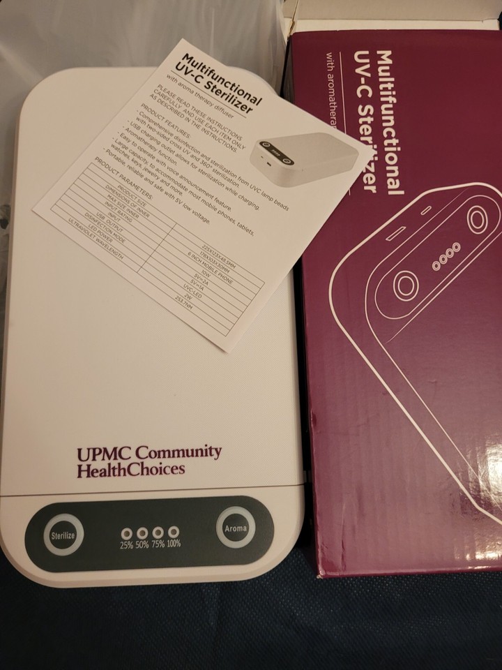 UPMC Community Health Choices Multi-Functional UV-C Sterilizer Case ...