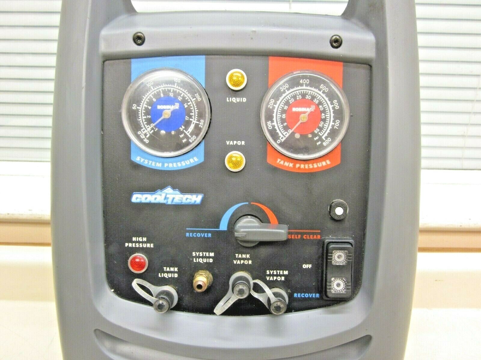 Robinair CoolTech 25200B 115V 60Hz Refrigerant Recovery Machine Ships ...