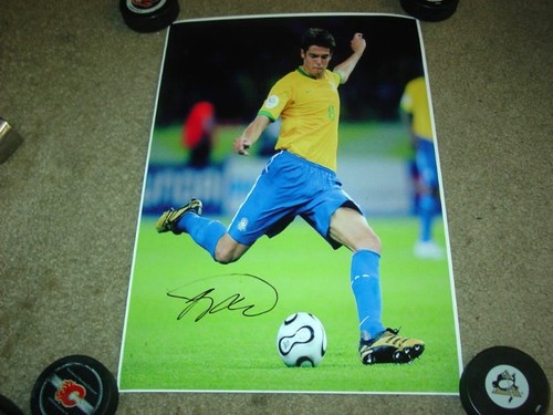 Kaka Real Madrid Autographed 13x19" PhotoQuality Poster COA | eBay