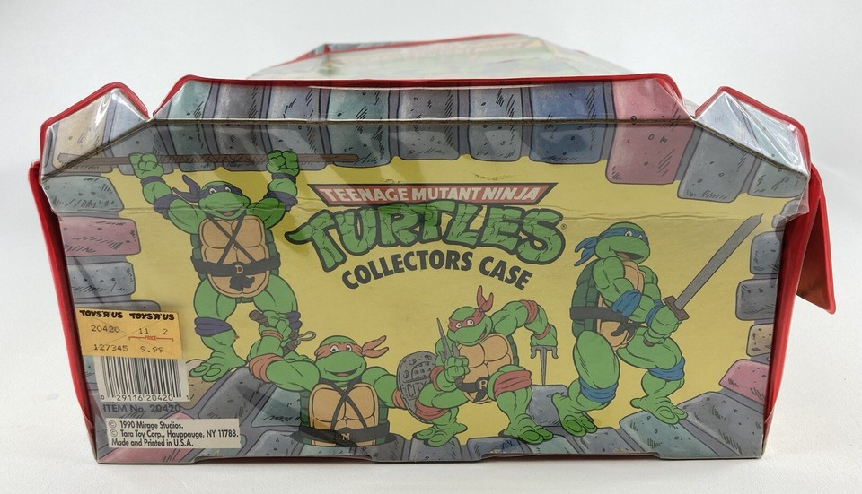 Teenage Mutant Ninja Turtles TMNT Deluxe Collectors Case Both Trays ...