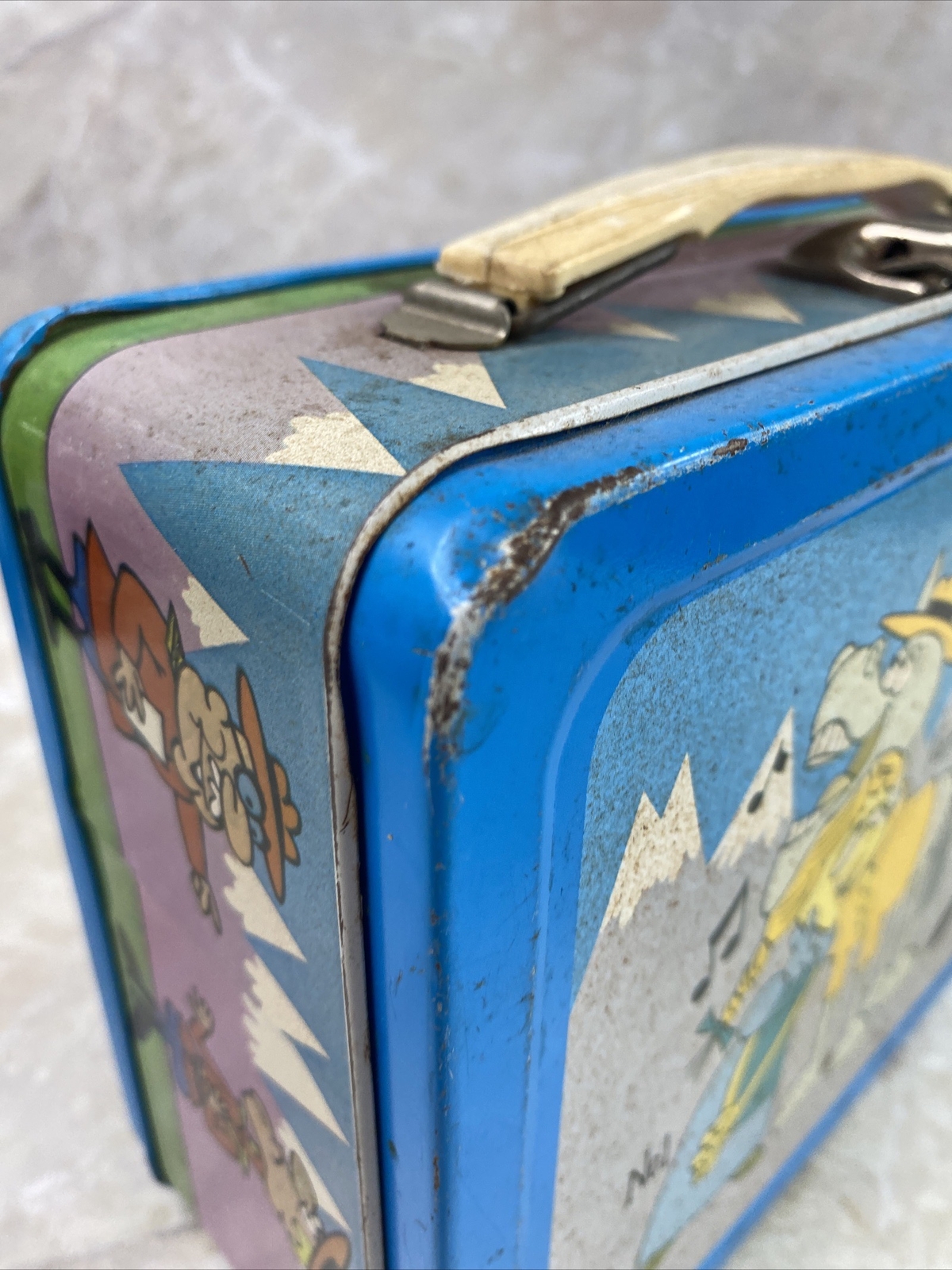 Vintage DUDLEY DO RIGHT Metal Lunch Box Original 1960's Jay Ward ...