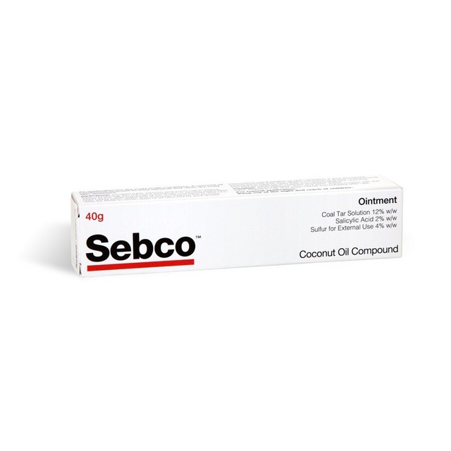 SEBCO Coconut Oil Coal Tar Salicylic Acid Ointment 40g X 1 for sale ...