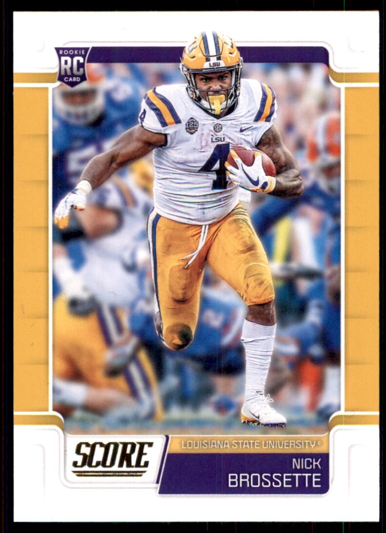 2019 Score - Rookies Gold #419 Nick Brossette (RC) for sale online | eBay