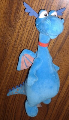 Disney Store Doc McStuffins Stuffy The Blue DRAGON Plush Stuffed Animal ...