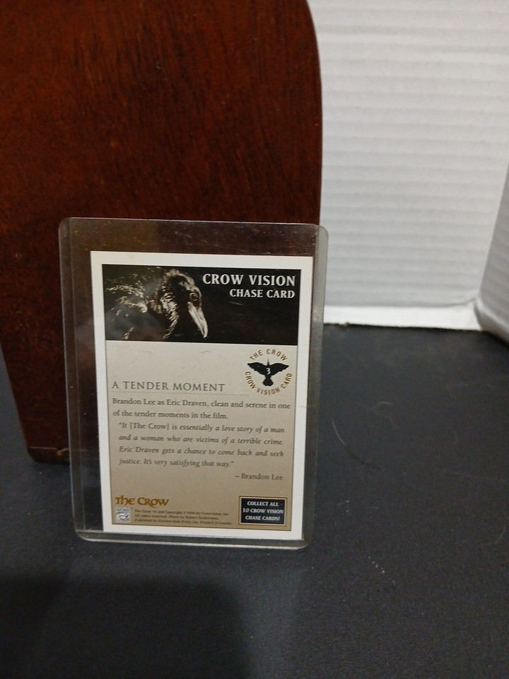 1994 Kitchen Sink Press: " The Crow Vision Chase " Card #3 & #7 | eBay