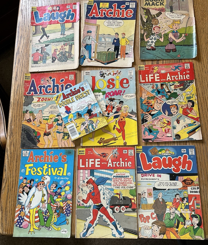 Lot of 9 Archie Comic Books 1 Archie Book Silver Age Josie Aggie Mack ...