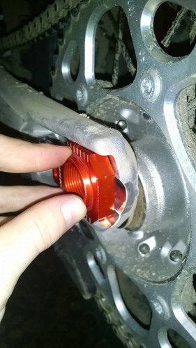 Tusk Racing Axle Block Orange for KTM 450 EXC 4-Stroke 2005-2007 | eBay