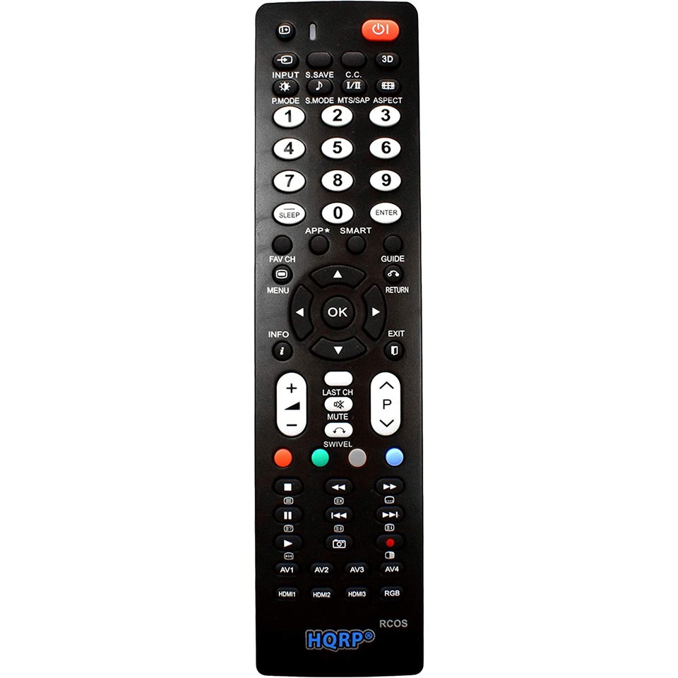 HQRP Remote Control for Hitachi Series LCD LED HD TV Smart 1080p 3D ...