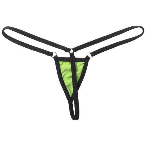 Women's Sexy Micro Mini Panties Low Rise T-Back Underwear Thongs G ...