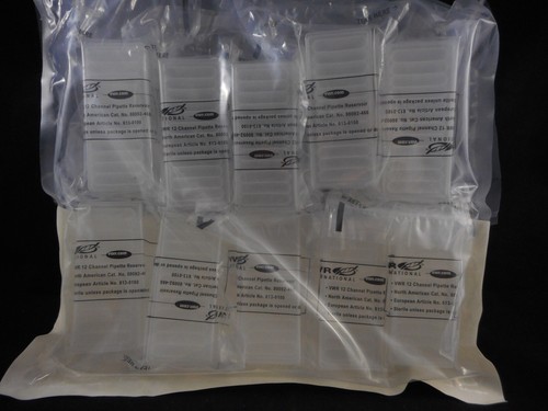 VWR Plastic 12-Channel Reagent Reservoir Sterile 5mL/Ch 12.7 x 5.8 x ...