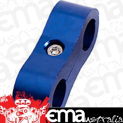 Aeroflow AF156-10 Billet Dual Hose Seperator Blue 15.8mm ID Or 5/8" ID ...