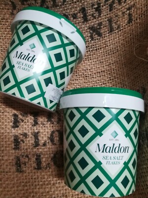 NEW 2 X MALDON SEA SALT FLAKES BUCKET 570G - FREE POST | eBay Australia