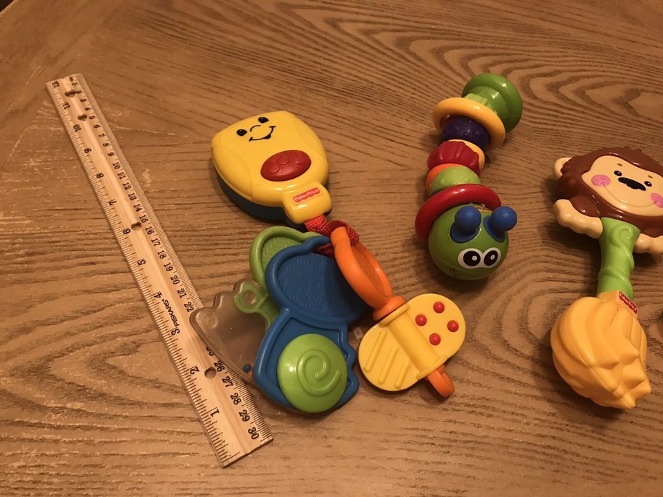 BABY RATTLES & KEY RINGS TOYS LOT OF 4 | eBay