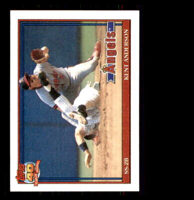 1991 Baseball Topps Kent Anderson California Angels #667 | eBay