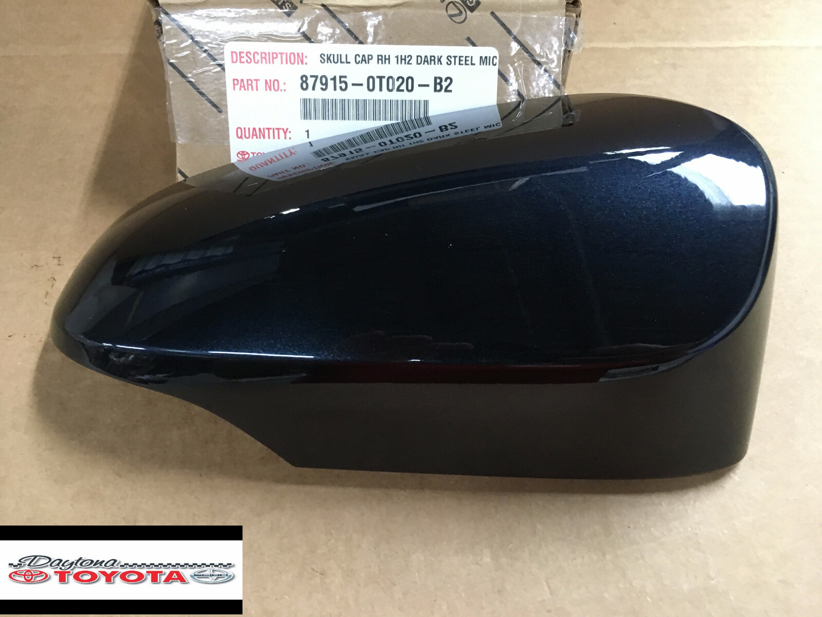 TOYOTA VENZA & AVALON OUTER MIRROR COVER 1H2 DARK STEEL COLOR PASSENGER ...