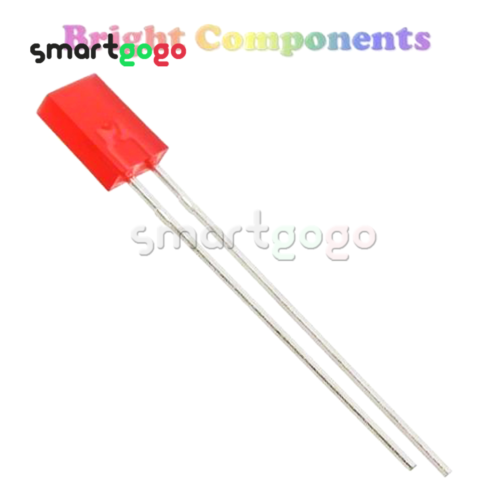 LED Diodes 2x3x4mm 2x5x7mm Water Clear Diffused Colours Rectangle ...