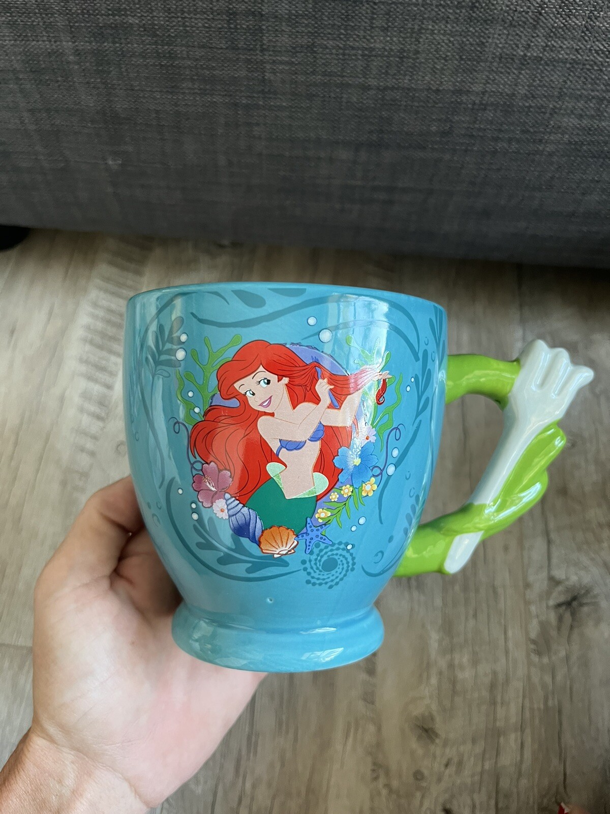 Disney The Little Mermaid Ariel Coffee Mug Dinglehopper Fork Handle ...