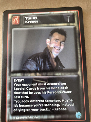 Highlander CCG 1st edition Kronos Taunt | eBay