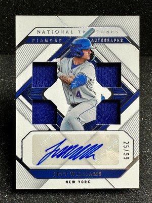 2023 Panini National Treasures Jett Williams Diamond Quad Patch Auto ...