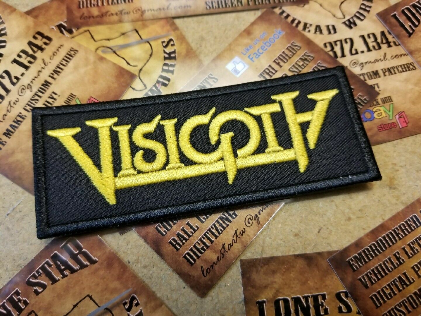 EMBROIDERED VISIGOTH HEAVY METAL BAND PATCH (Please Read Ad) | eBay