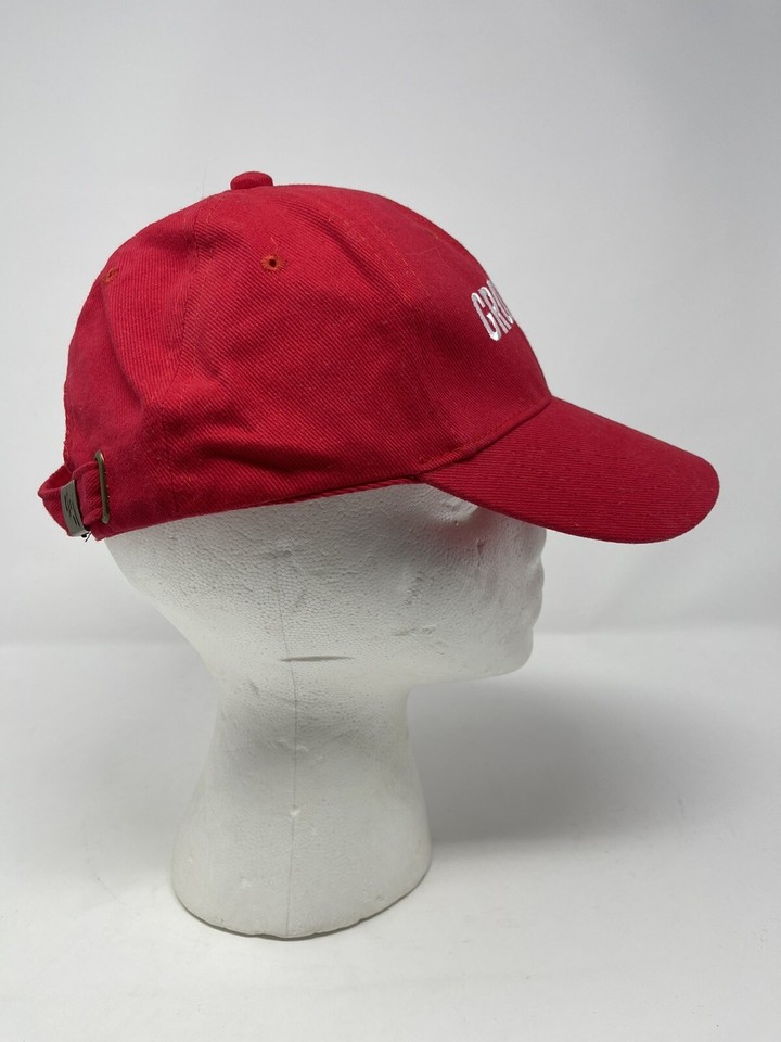 GrubHub Hat OS Adult Unisex Red Food Delivery Foodie Employee ...