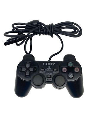 Sony DualShock 2 SCPH-10010 Black Wired Analog Controller Sony ...