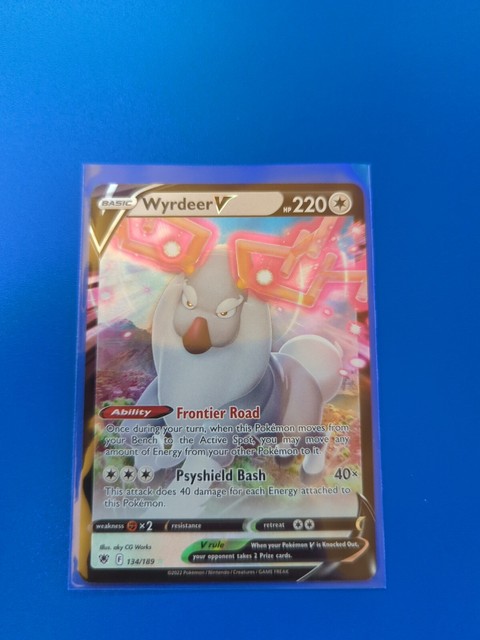Pokémon TCG Wyrdeer V Sword & Shield - Astral Radiance 134/189 Holo ...
