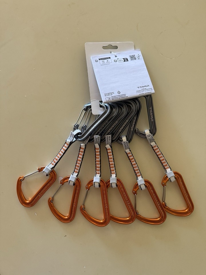 New CAMP Photon Wire Express KS Dyneema Quickdraws 12cm - 6 Pack | eBay