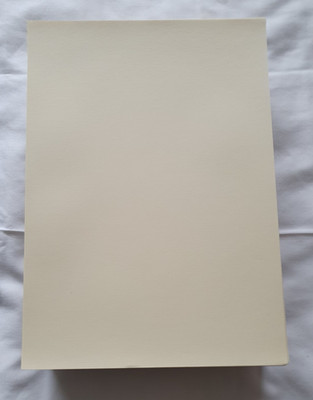 100 A4 Sheets Plain Laid Cream/Vellum 100gsm Textured Luxury Writing ...