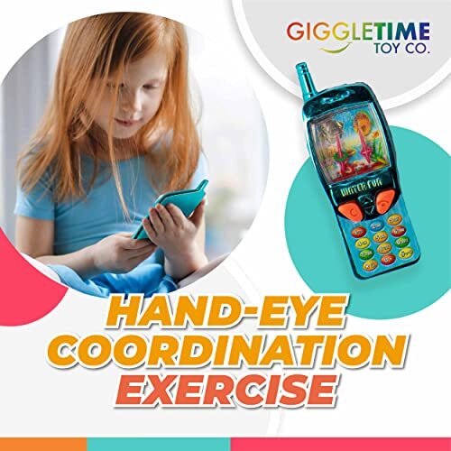 Cellphone Water Game (12) Pieces - Water Ring Toss Handheld Games for ...