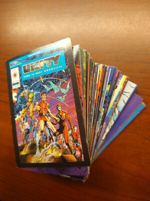 Unity Valiant Time Is Not Absolute Trading Cards 1992 Complete Set of ...